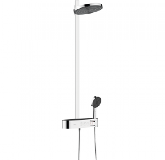 hansgrohe Pulsify S Showerpipe 260 2jet with ShowerTablet Select 400 ...